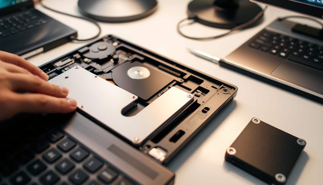 Wo ist die Festplatte im PC?